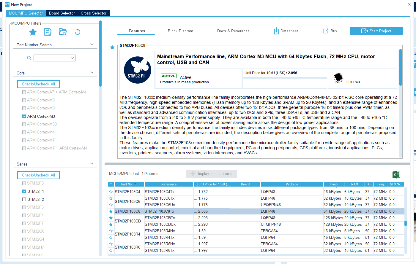STM32 - CubeMX 的使用实例详细（01）- STM32F103的配置 - GPIO设定_cubemaxstm32f103rct6矩阵按键管教配置-CSDN博客