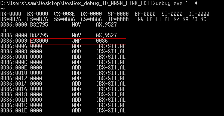 汇编中的jmp转移指令：jmp short、jmp near ptr、jmp far ptr-CSDN博客