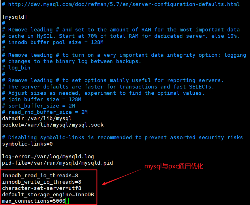 mysql5.7（或 pxc5.7）充分利用cpu 多核的处理能力 及 mysql/pxc的通用优化_-innodb-file-io-threads=-CSDN博客