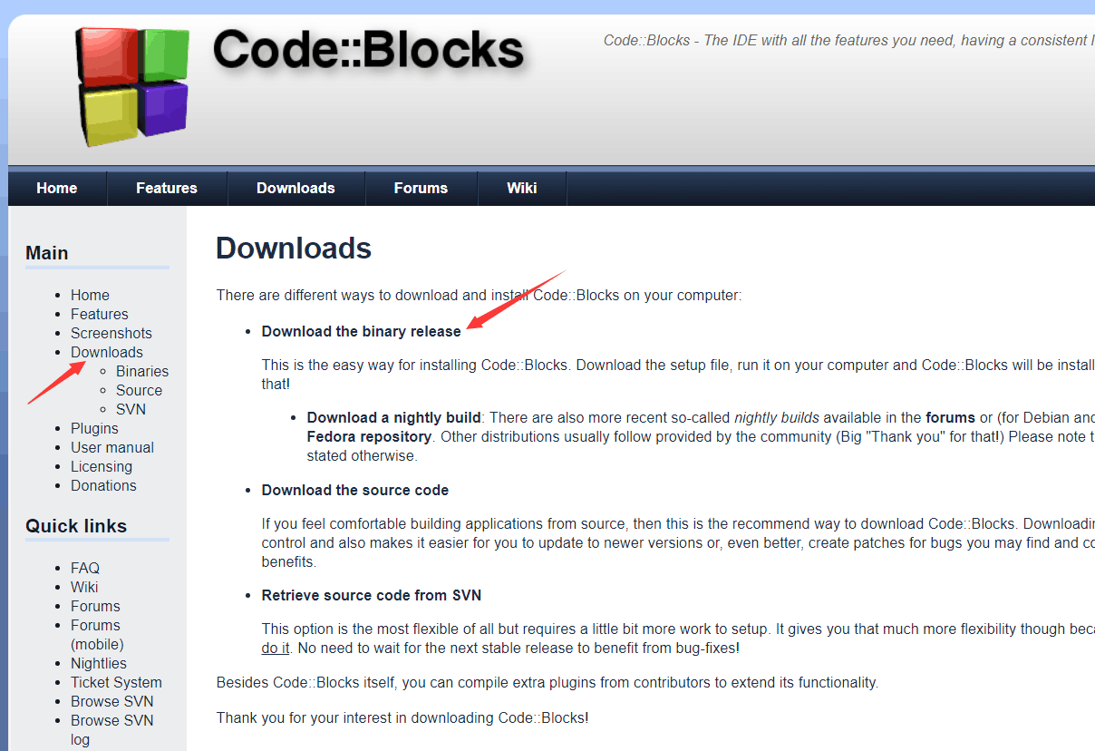 下载安装codeblocks及创建一个c++文件helloworld_为啥code blocks没有helloworld-CSDN博客