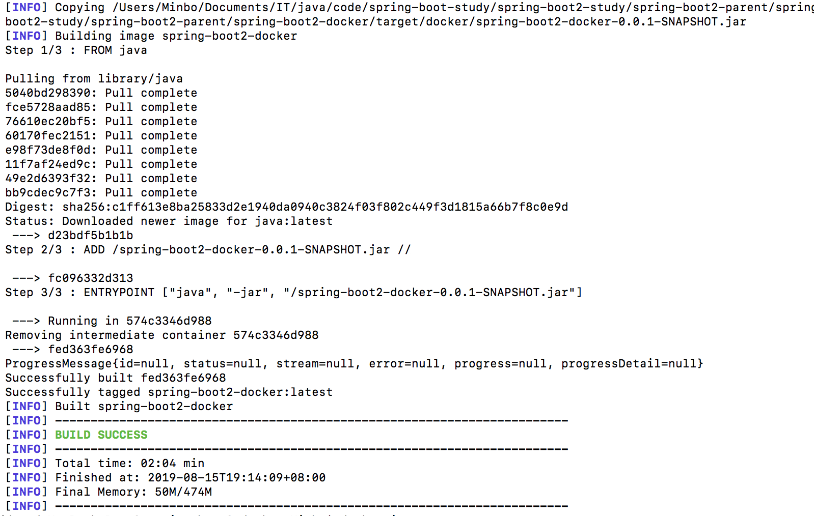 SpringBoot从入门到精通教程（九）- Docker集成+容器化部署详解/上篇_springboot+docker-compare imagename-CSDN博客