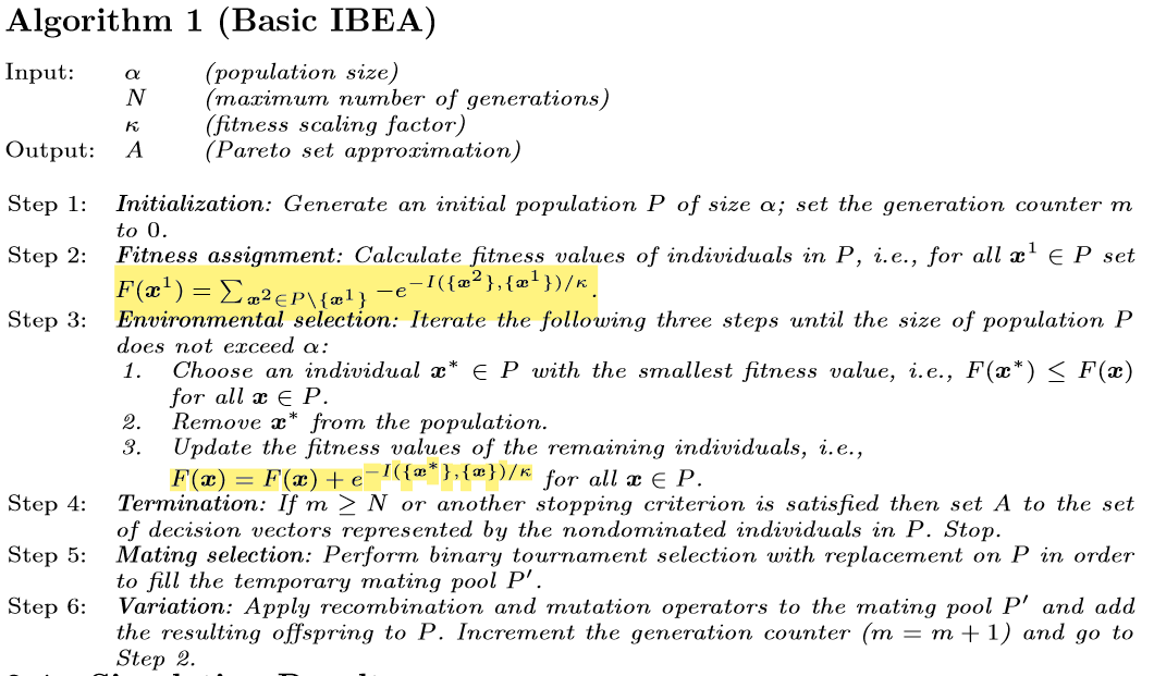基于指标选择的多目标搜索（IBEA）_ibea算法-CSDN博客