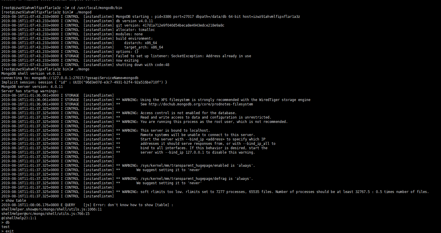 mongodb安装后，总停留在 waiting for connections on port 27017_pulling mongodb ... waiting-CSDN博客