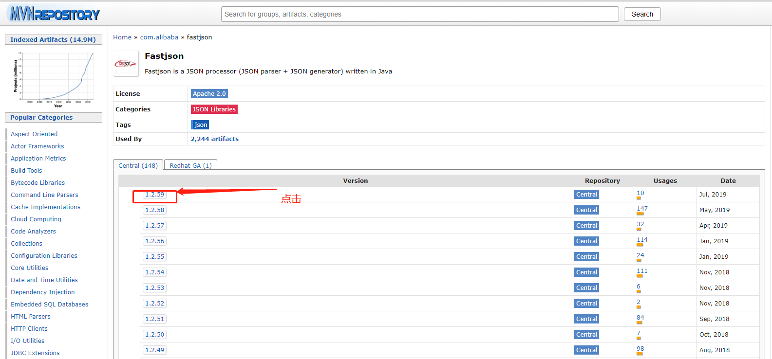 Java Maven 项目中引入并使用 FastJson_3.6的maven应该用哪个fastjson-CSDN博客