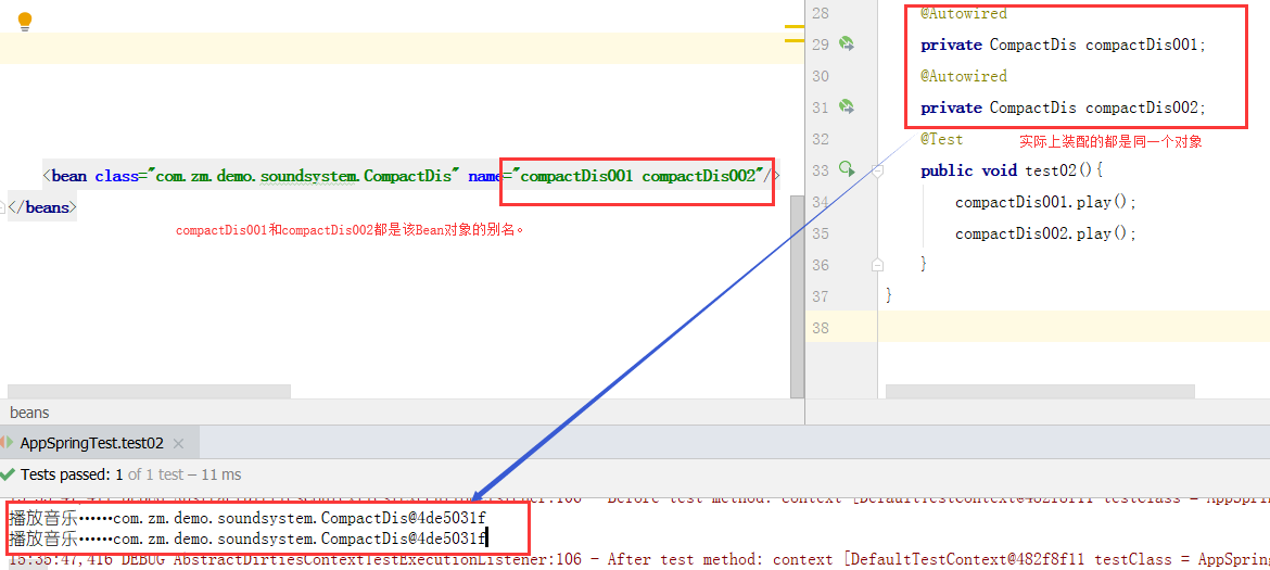 Spring使用xml配置文件装配Bean和属性注入_spring.xml 配置bean set 模式-CSDN博客