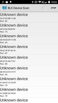 Android蓝牙连接及获取蓝牙信号强度RSSI的基本实现_蓝牙信号强度范围-CSDN博客