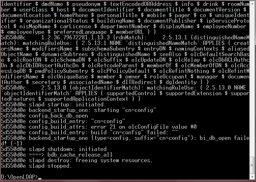 解决OpenLDAP启动失败——详解Windows下搭建OpenLDAP服务器_window openldap noconnection-CSDN博客