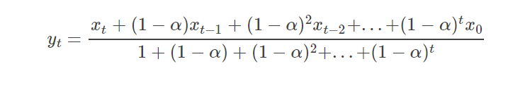 EMA计算（pandas之emw函数使用及设置）_pandas ema-CSDN博客