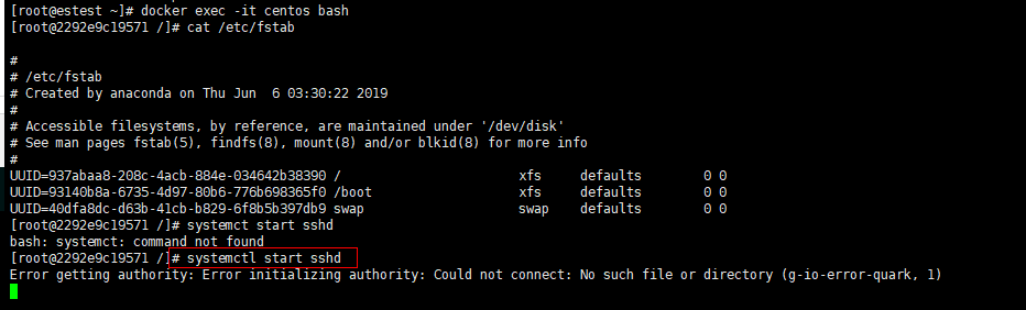 docker中执行systemctl命令问题记录和解决_启动dockerrunning in chroot, ignoring request.-CSDN博客