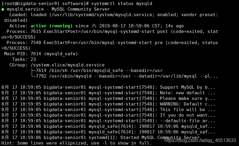 Linux下安装mysql(命令行方式无需下载)不安装mysql使用mysql命令 Csdn博客 1269