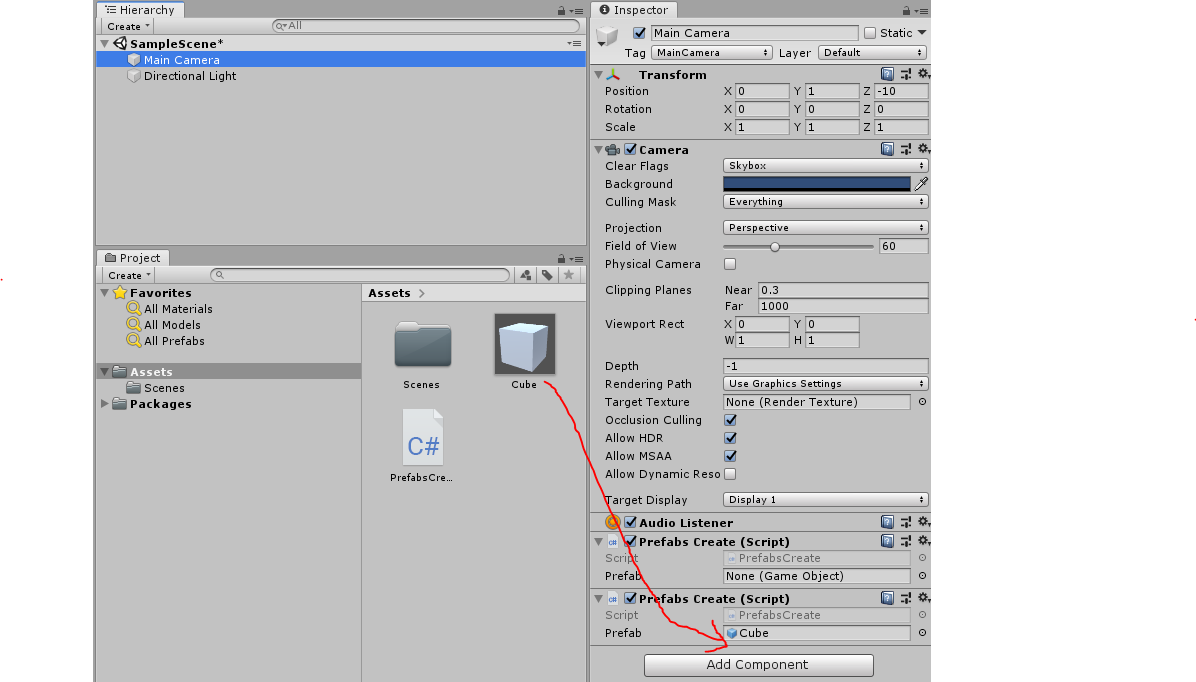 Unity 预设体自动实例化（Prefabs）_unity 将人物模型做成prefab-CSDN博客