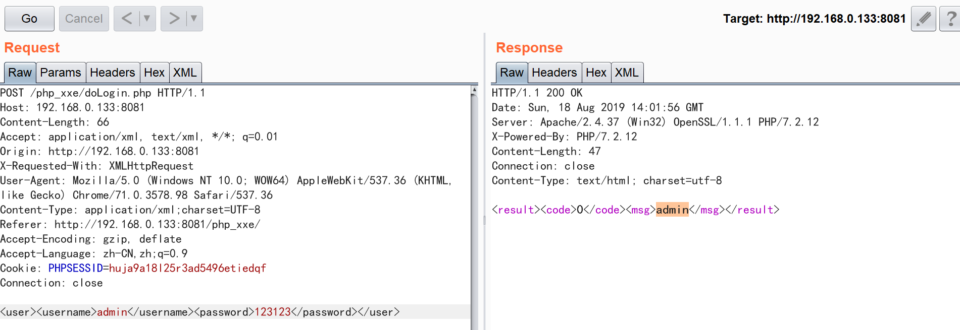 XXE环境搭建及实战 包含有回显无回显操作_xxe-lab安装-CSDN博客