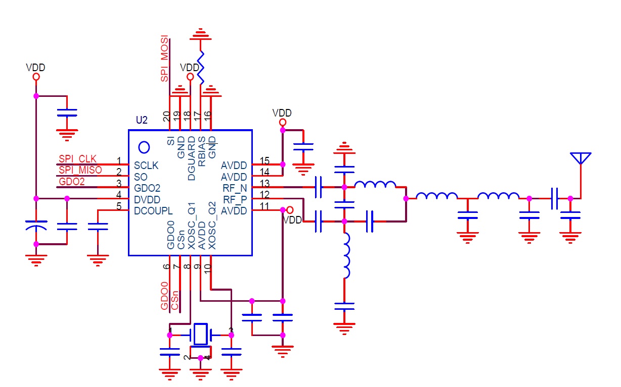 CC101的硬件设计_cc1101模块与树莓派接线图-CSDN博客