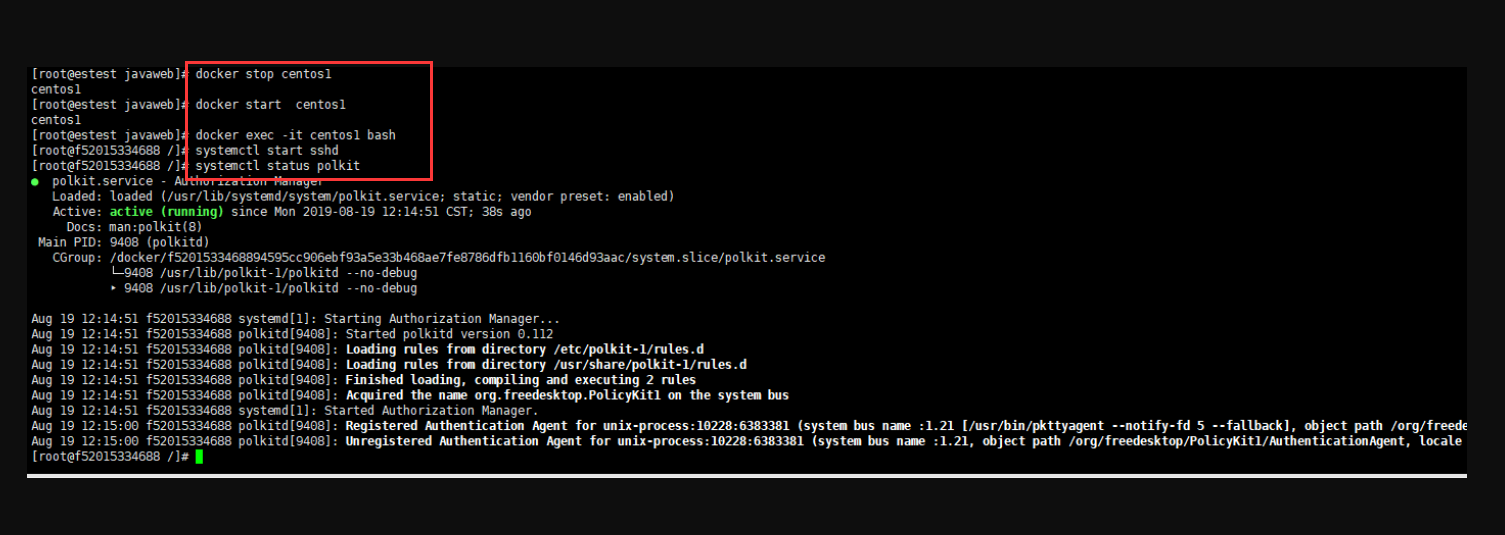 docker中执行systemctl命令问题记录和解决_启动dockerrunning in chroot, ignoring request.-CSDN博客