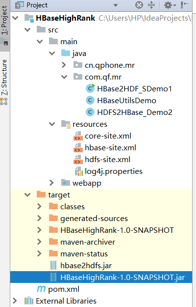 idea运行hbase出现IllegalArgumentException: java.net.UnknownHostException: qf和 ...