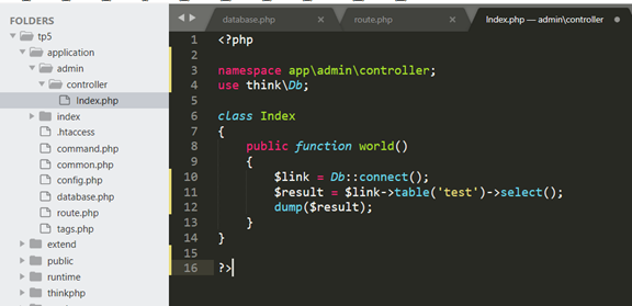 tp5连接数据库并查询表_tpdss连接数据库后表在哪里-CSDN博客