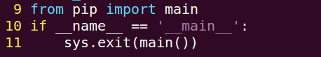 【Python】【pip问题】Traceback (most recent call last): File "/usr/bin/pip", line 9, in _traceback ...