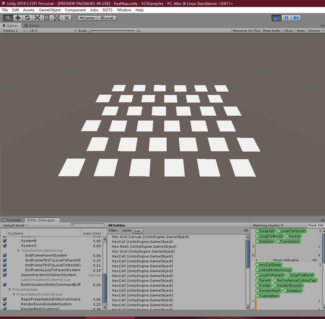 用ECS做HexMap：自动生成地图系统_hex map-CSDN博客