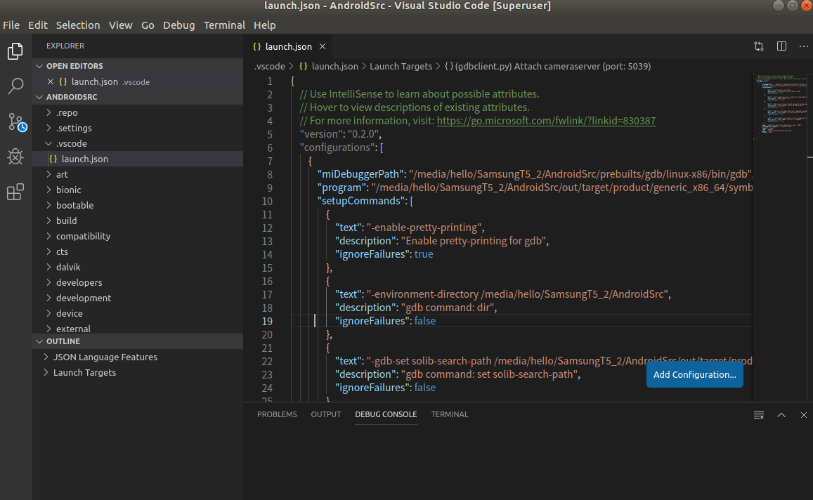 使用VS Code调试Android C++代码_vscode远程编译调试android-CSDN博客