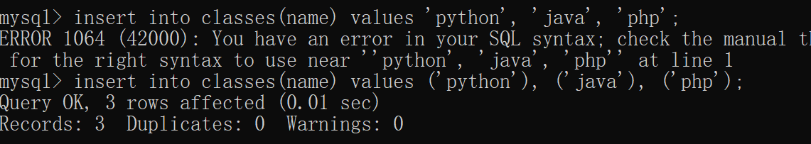 mysql-dj数据准备-创建班级表-CSDN博客