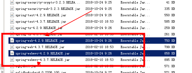 TOMCAT部署项目报错，More than one fragment with the name [spring_web] was found._java.lang ...
