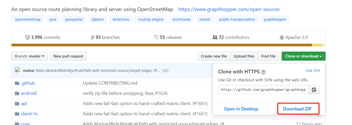 Graphhopper OSM地图路径规划导航 离线搭建教程_graphhopper 离线地图导航_肥愚长大吧的博客-CSDN博客