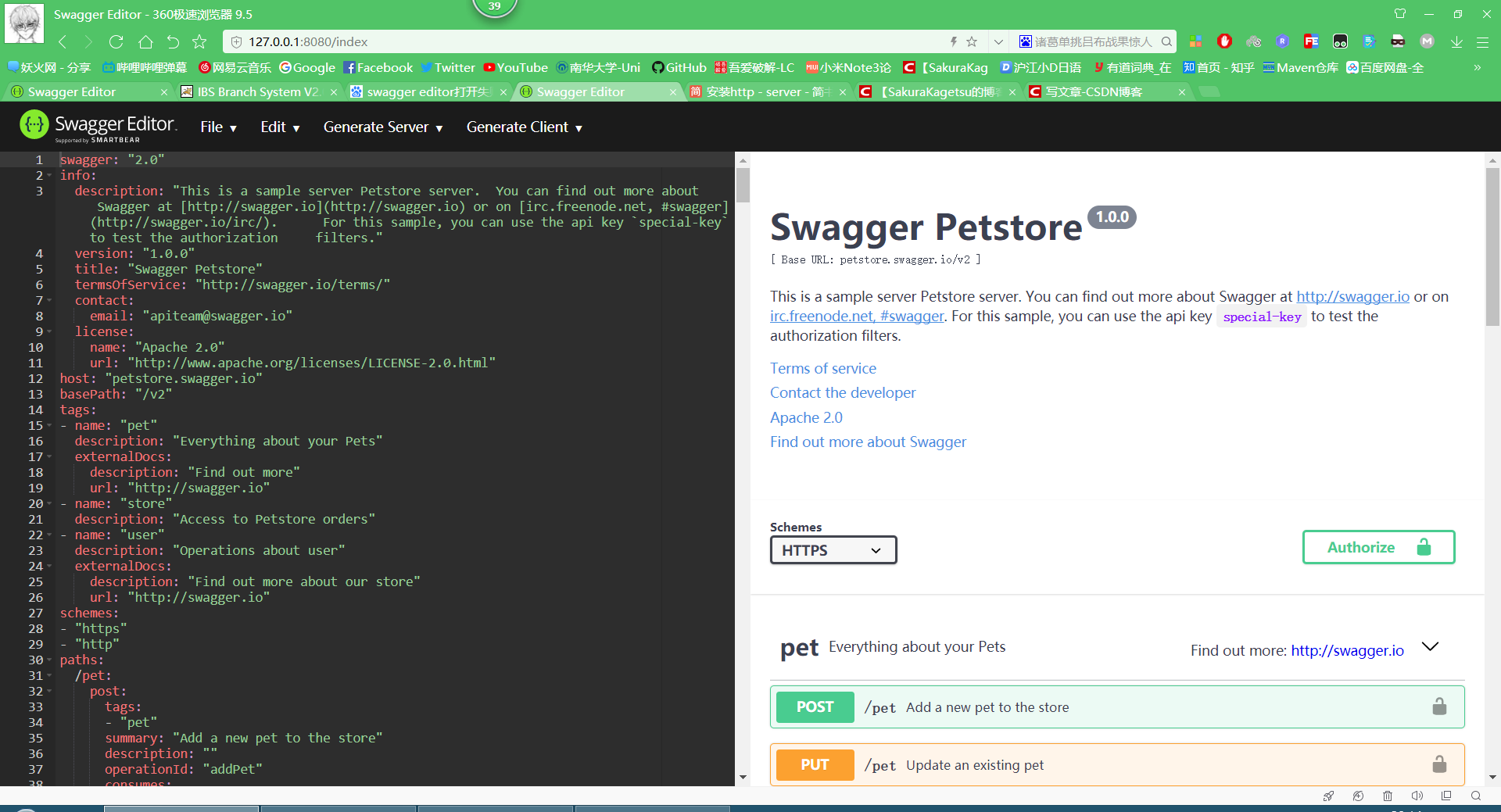 http-server运行swagger editor，浏览器访问失败解决方法_swagger edit执行失败-CSDN博客