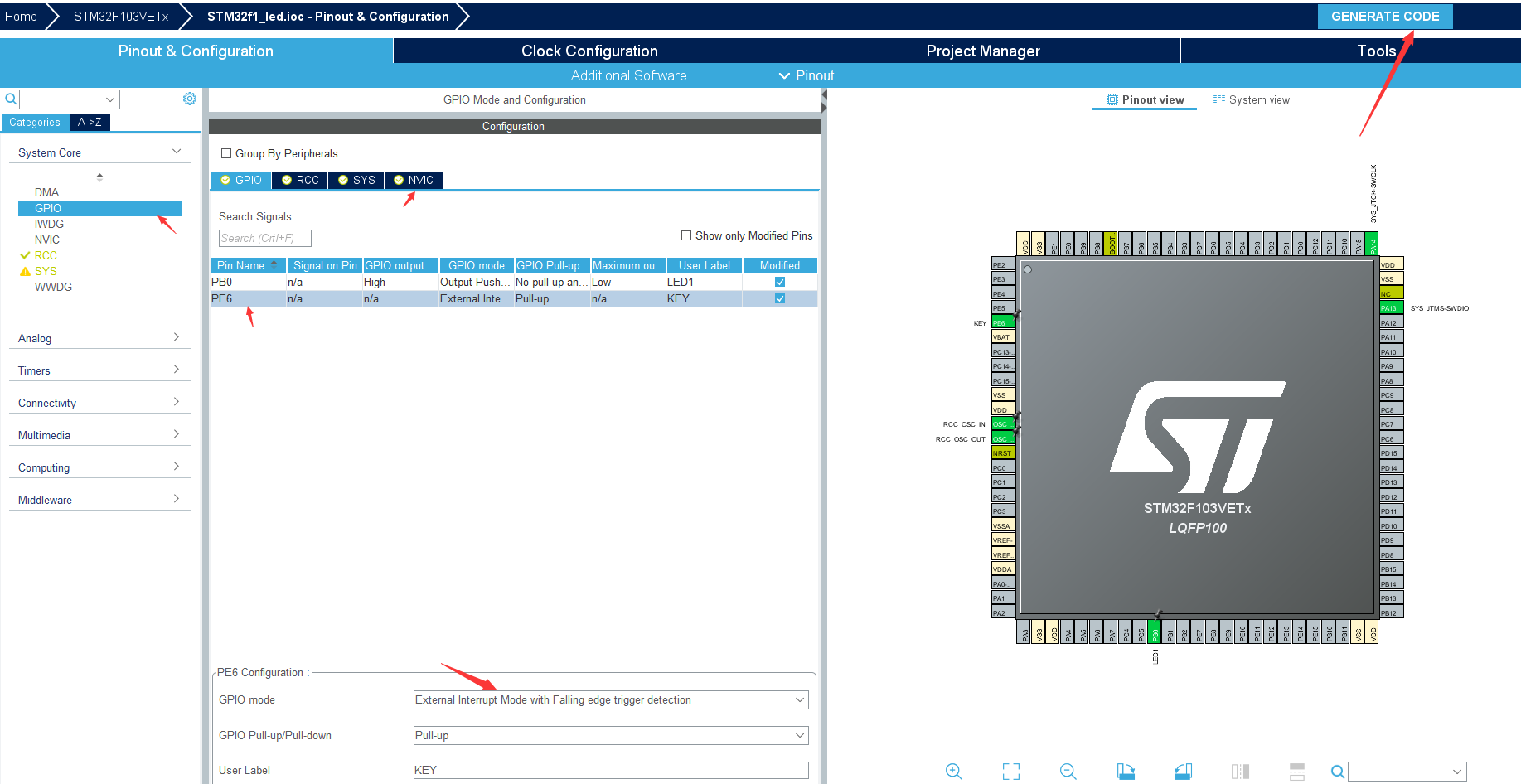 stm32f1学习之HAL库exti_stm32 hal 机械限位 判断-CSDN博客