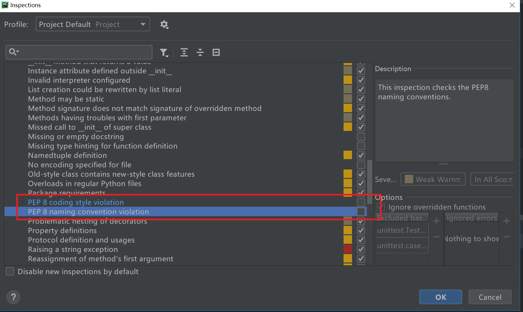 PyCharm中不影响检查语法取消碍眼波浪线的设置们_pycharem如何快速统一格式-CSDN博客