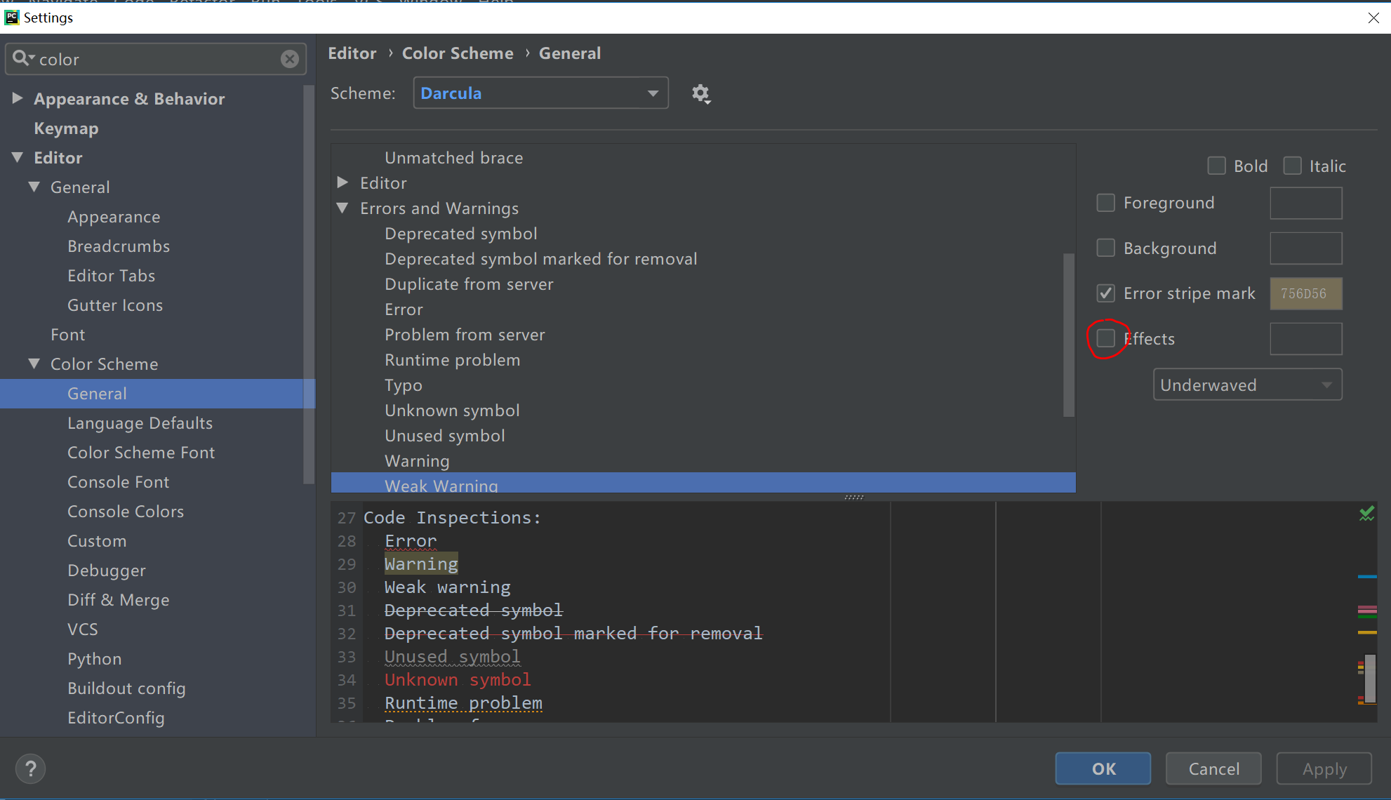 PyCharm中不影响检查语法取消碍眼波浪线的设置们_pycharem如何快速统一格式-CSDN博客