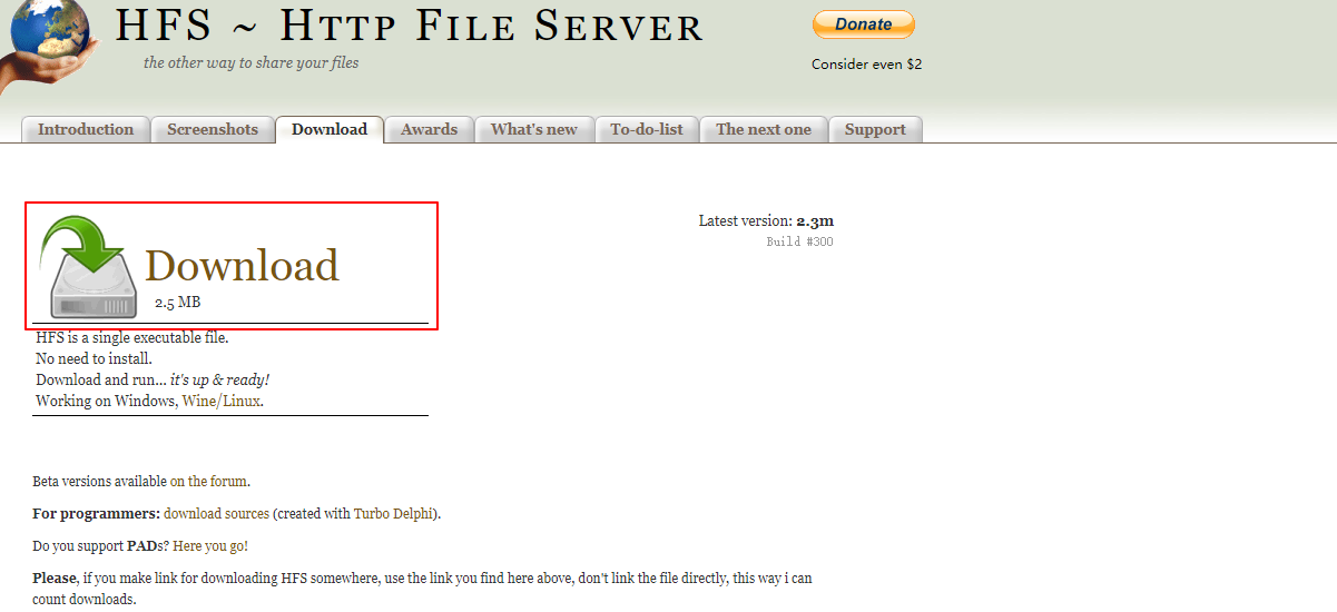 windows搭建http服务器--hfs使用_使用hfs进行wget-CSDN博客
