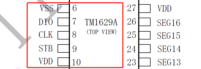 【嵌入式学习】利用STM32的SPI驱动TM1629A以点亮数码管_tm1629a驱动芯片应用电路图-CSDN博客