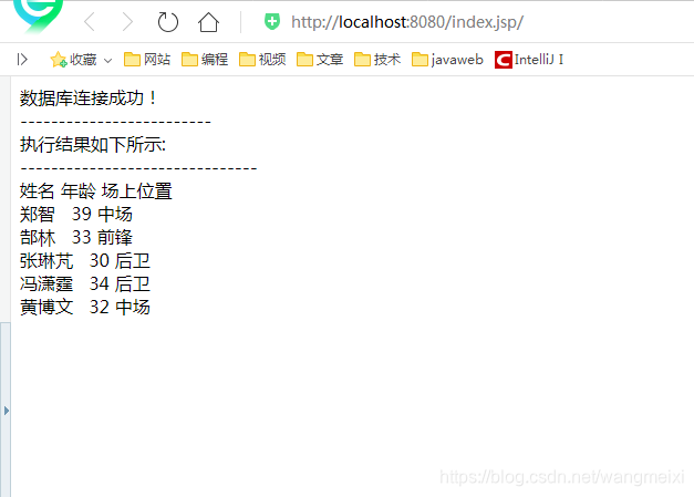 Intellij Idea连接mysql数据库并查询数据显示到浏览器idea用jsp读取mysql数据库中某个表的内容并显示出来。 Csdn博客