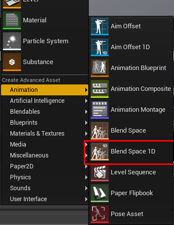 UE4学习笔记：混合空间(BlendSpace)的使用_ue混合空间-CSDN博客