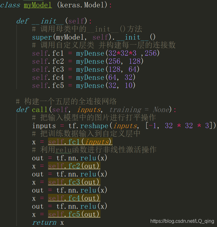 第四章:tensorflow 20 实现自定义层和自定义模型的编写并实现cifar10 的全连接网络(理论实战)tf20 构建自定义的连接层 Csdn博客