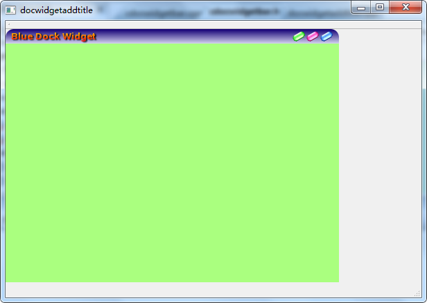 Qt中QDockWidget的自定义标题栏_settitlebarwidget右键-CSDN博客