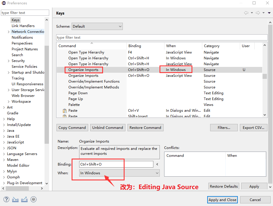 Eclipse快捷键导入包，快捷键失效（Ctrl+Shift+O）_ctrl shift o导入时一闪而过-CSDN博客