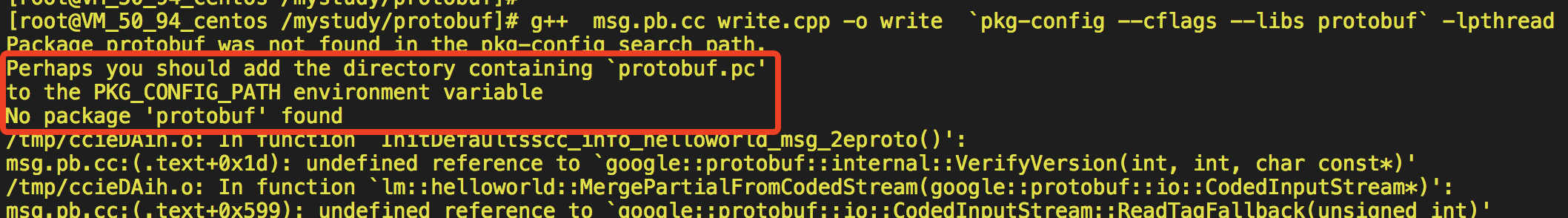linux环境下protobuf的安装与使用_libprotobuf-CSDN博客
