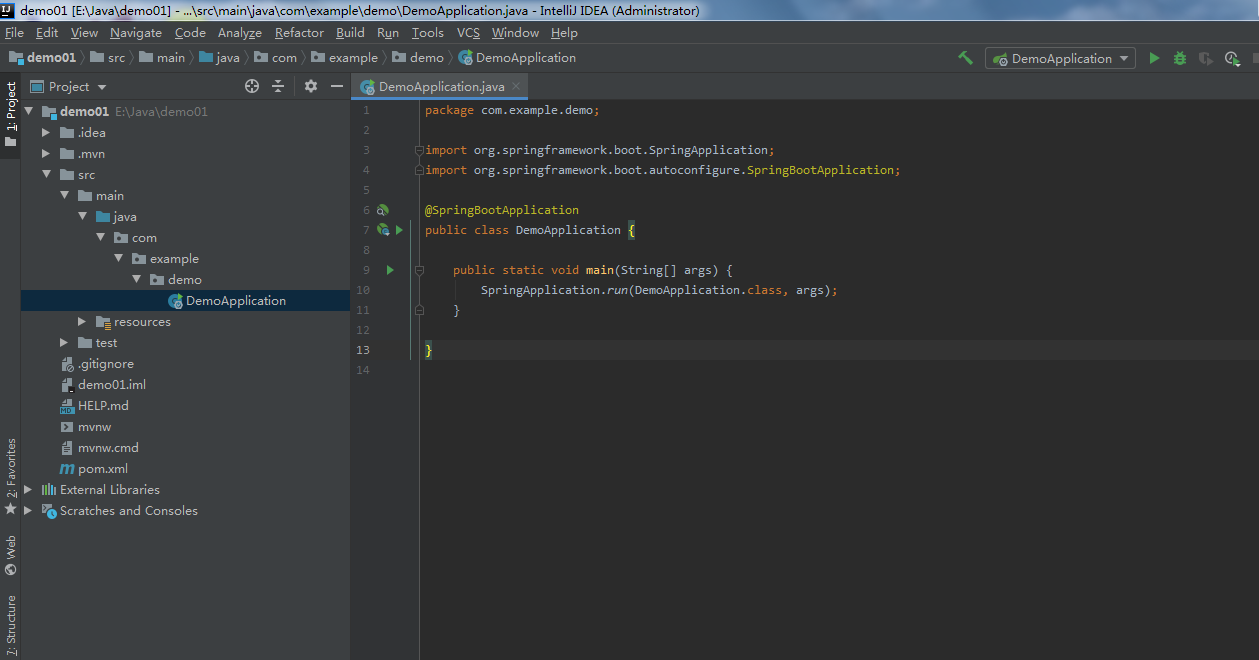 idea初始化第一个SpringBoot项目_idea初始化一个spring boot项目-CSDN博客