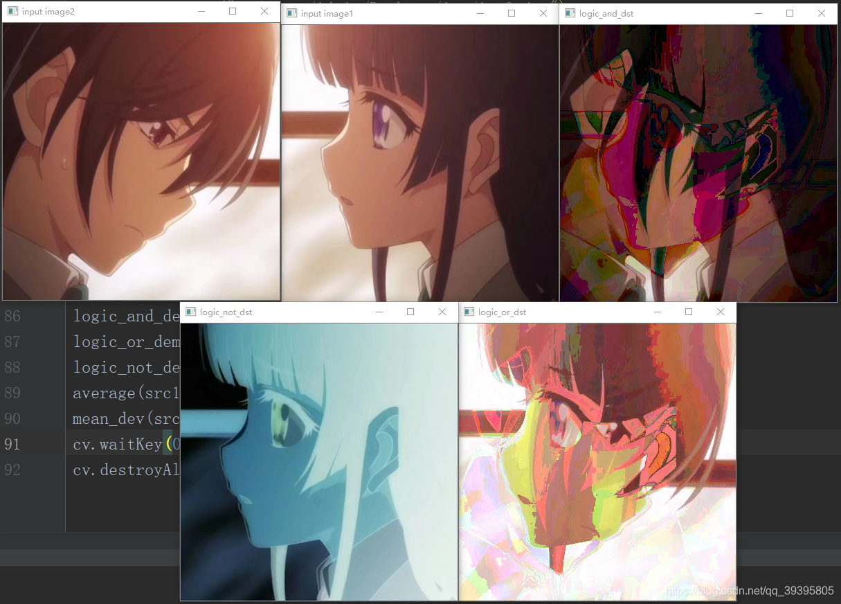 Opencv Python像素运算python Opencv Cv2mean Csdn博客