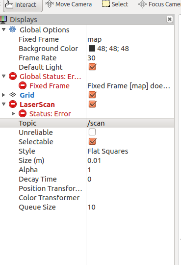 ros中rviz查看激光雷达数据 hokuyo_ros接收数据的频率-CSDN博客