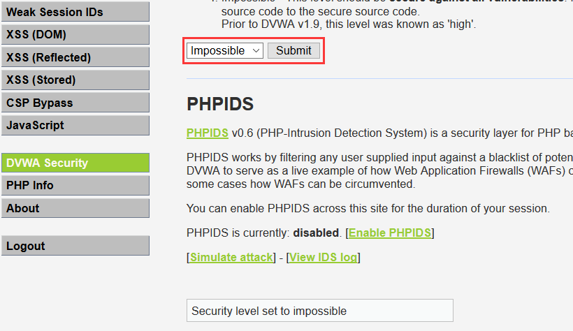 Kali渗透测试之DVWA系列（三）——SQL Injection（SQL注入）_在kali中dvwa的安全级别设置为low,然后完成“sql injection”中的注入-CSDN博客