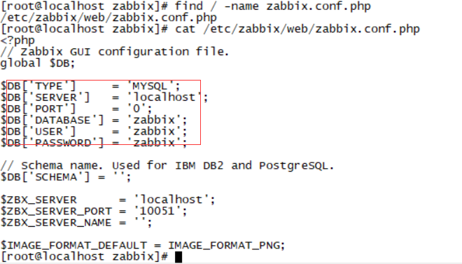 问题解决-zabbix登录页面是显示Database：Error connecting to database: Access denied for user 'zabbix ...