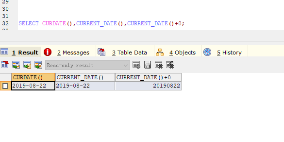 MySql 数据库中CURDATE(),CURRENT_DATE(),CURRENT_DATE()+0 三者有什么区别？_current date-CSDN博客