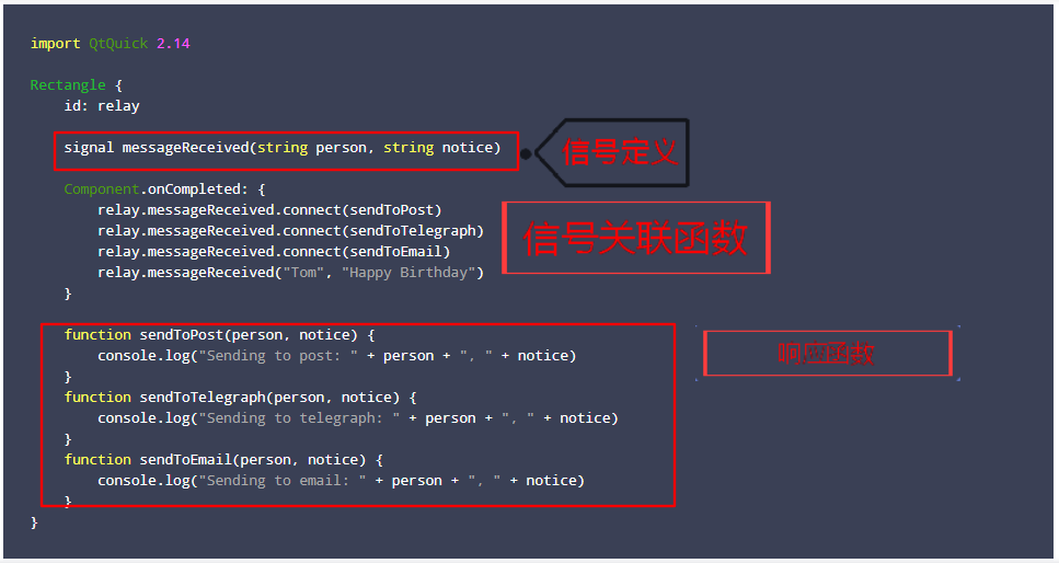 Qml自定义信号槽的实现与使用qml 自定义槽 Csdn博客 