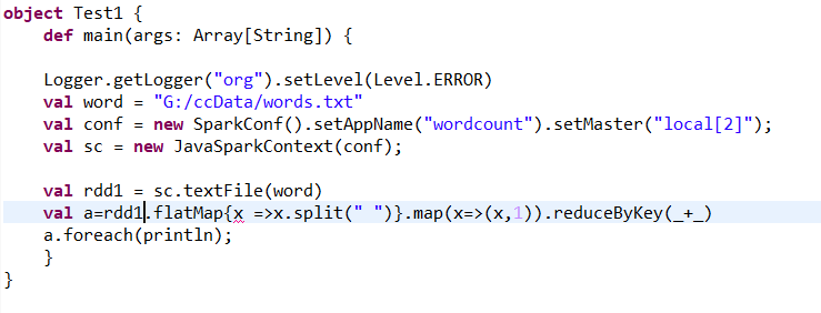spark,代码实现flatMap报错:missing parameter type_spark missing parameter type: x-CSDN博客