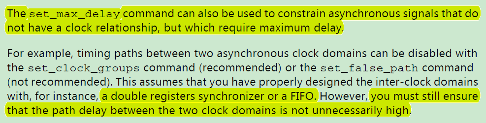 由set_clock_groups -asynchronous -group说起。。。_set asynchronous group-CSDN博客