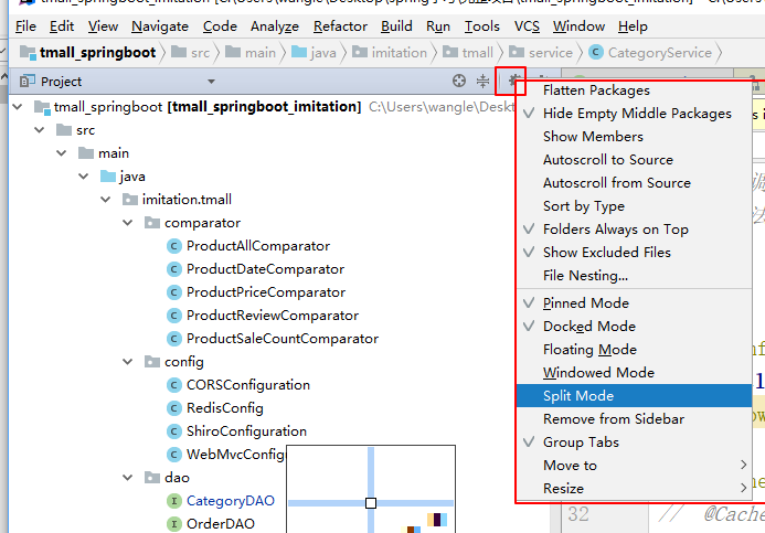 idea怎么在左侧同时展示 目录结构和类的结构_idea如何把structure窗口只能和project并排显示怎么办-CSDN博客
