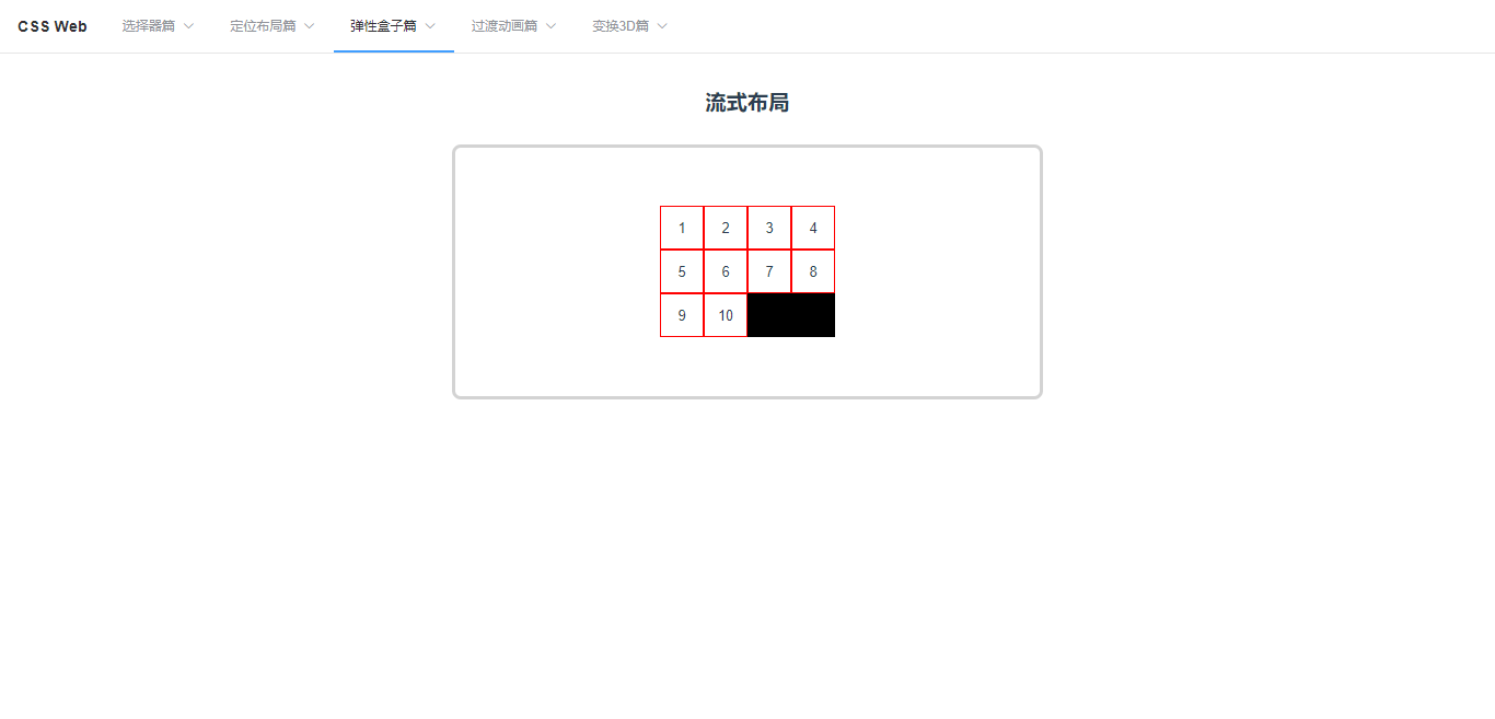 CSS3盒子模型（FLex弹性布局）实例代码全公开_弹性布局代码-CSDN博客